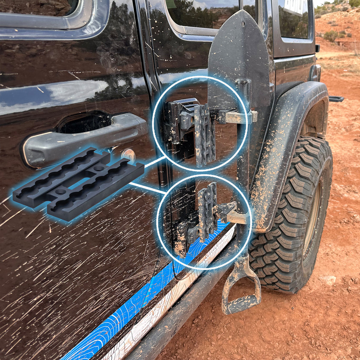 Mach Track 6in Pair - Compact Jeep Mounting Solution | Mach Built