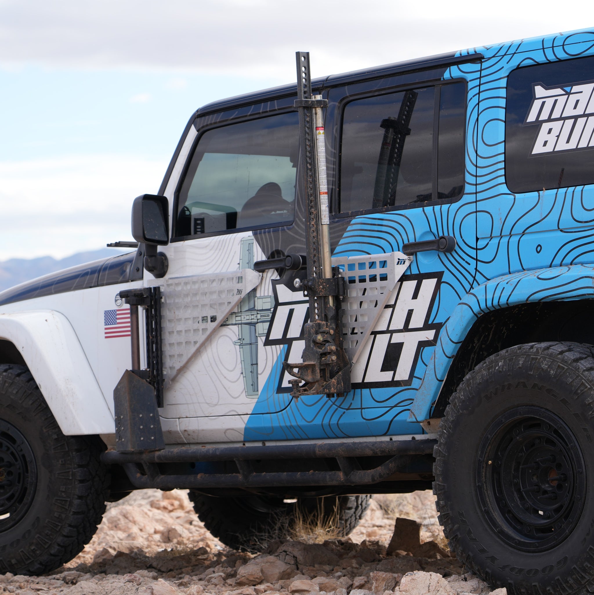 JK Molle Door Skin Left Front for Wrangler (2007-2017) | Mach Built